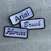 Custom Name Tag Patch Fully Embroidered (iron-on) - Etsy