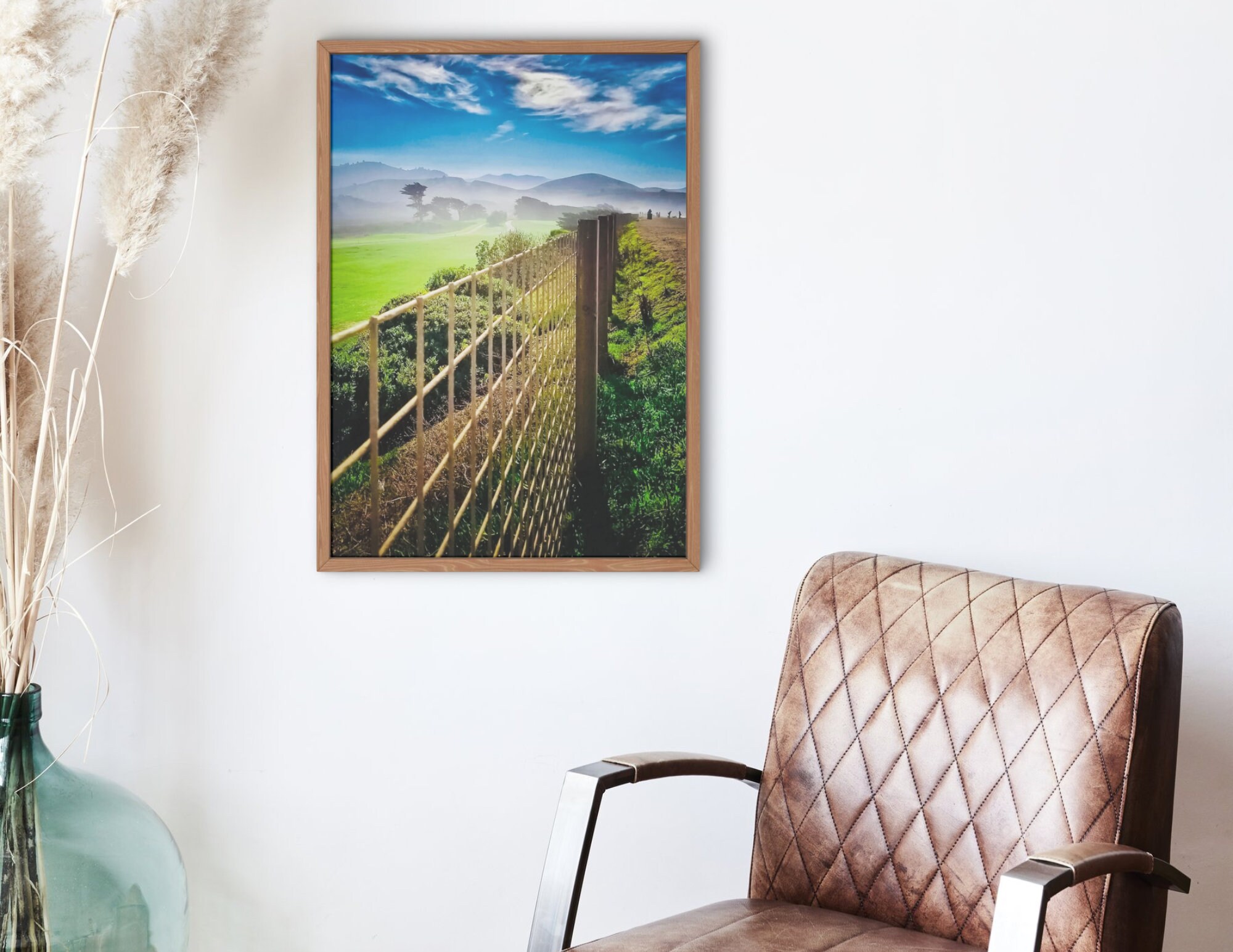 Printable Field Artwork, Open Air Landscape Print, Golden Wall Print ...