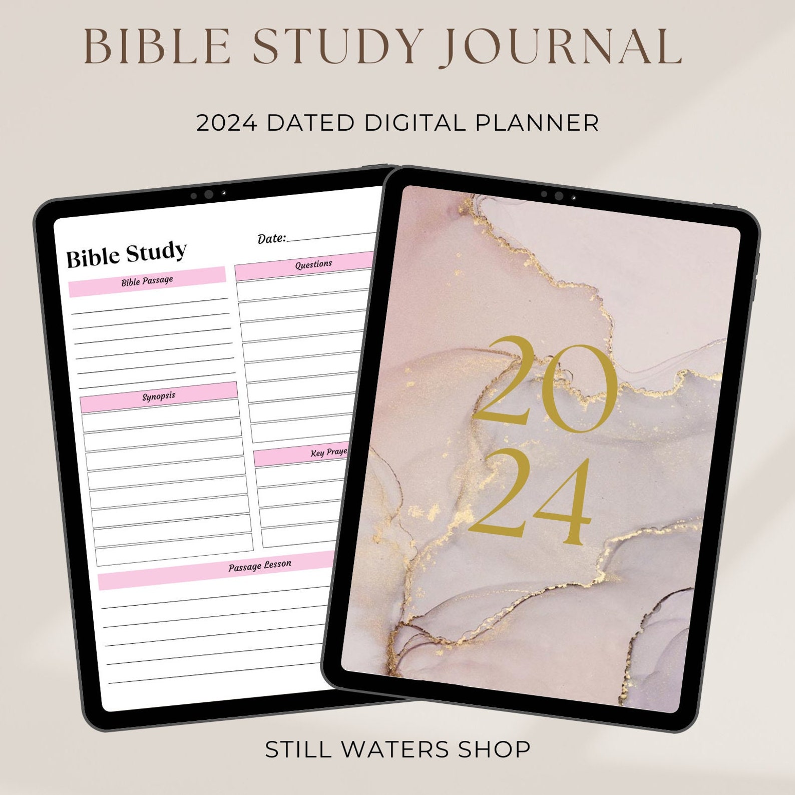 Printable Bible Study Journal, Printable Bible Planner, Prayer Journal ...