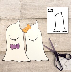 Printable Ghost Cut Out Kit/ DIY Craft for Kids/ Digital | Etsy