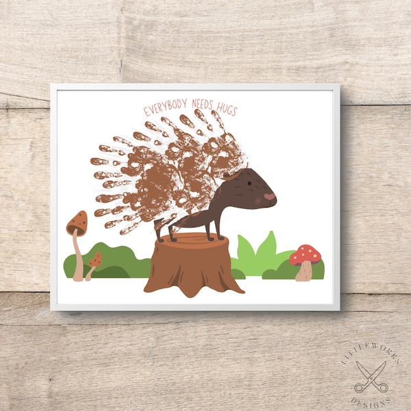 Porcupine Art - Etsy