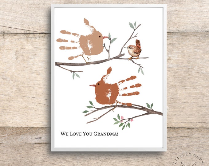 Editable Family Handprint Art/ Family Keepsake/ Family Quote/ Handprint ...