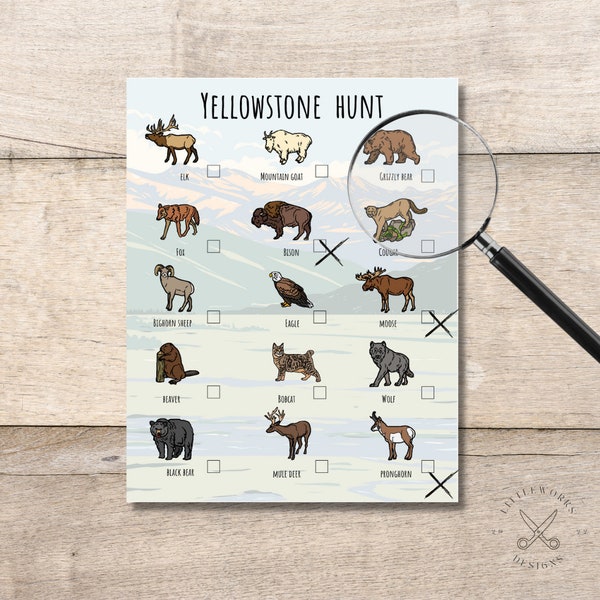 Yellowstone Game - Etsy