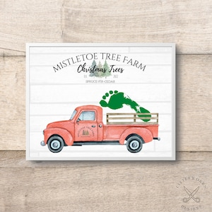 Christmas Tree Footprint Art/ Footprint Craft/ Toddler Craft/ Footprint ...