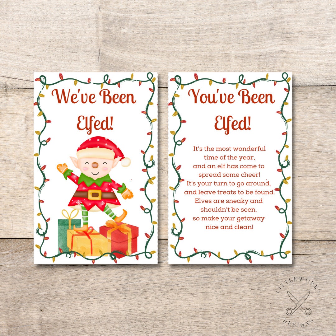 Christmas Party Game/ You've Been Elfed Game/ Christmas Kid Game ...
