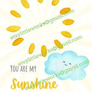 Editable Sunshine Handprint Art/ Handprint Craft/ Personalized Gifts ...