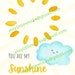 Editable Sunshine Handprint Art/ Handprint Craft/ Personalized Gifts ...