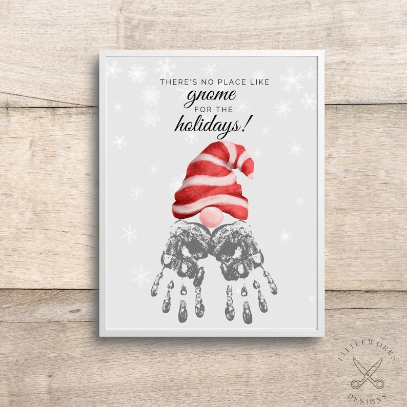 Printable Gnome Handprint Art/ Preschool Craft/ Kindergarten - Etsy
