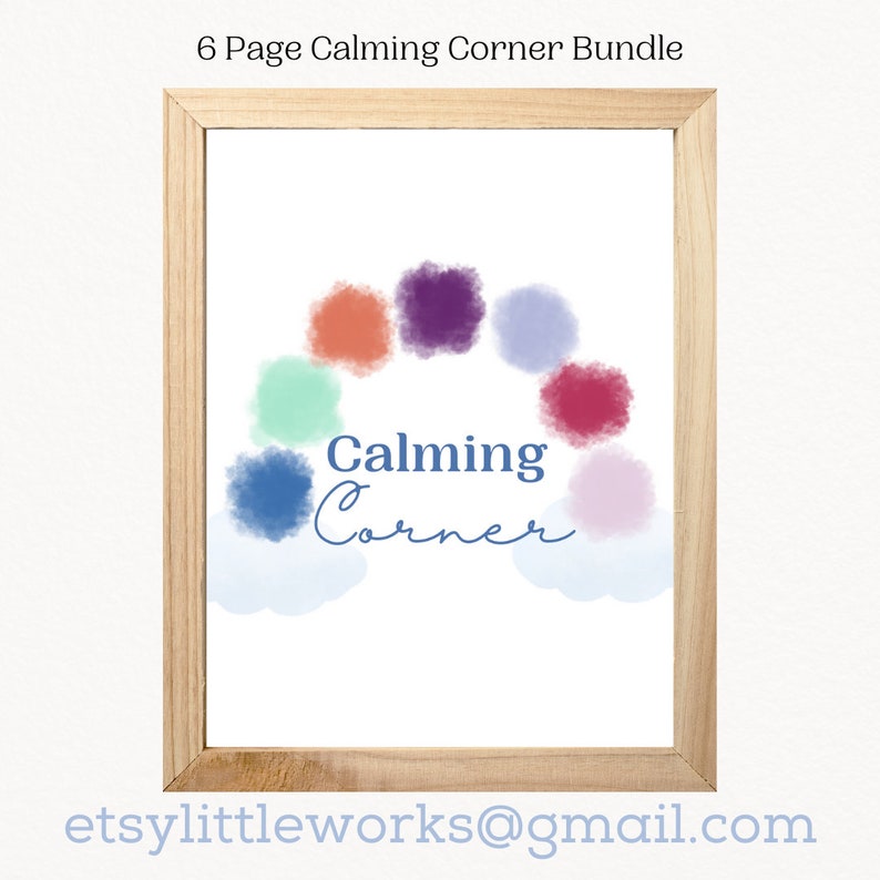 Calming Corner Breathing Exercises for Kids/ Printable - Etsy