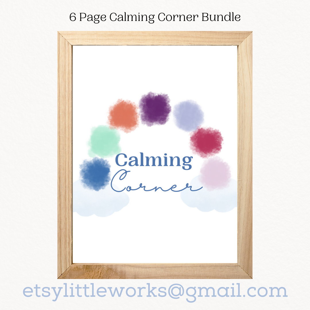 Calming Corner Breathing Exercises for Kids/ Printable - Etsy