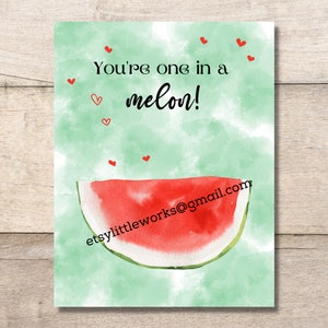 Editable Watermelon Handprint Art/ Fingerprint Craft/ Handprint Card ...