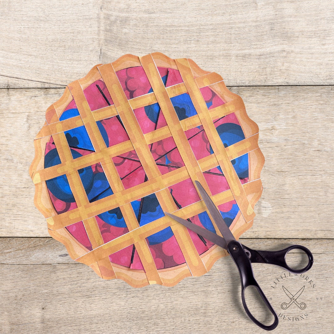 DIY Pie Craft Cut Out/ Printable Kids Craft Kit/ Kids Craft to Practice ...