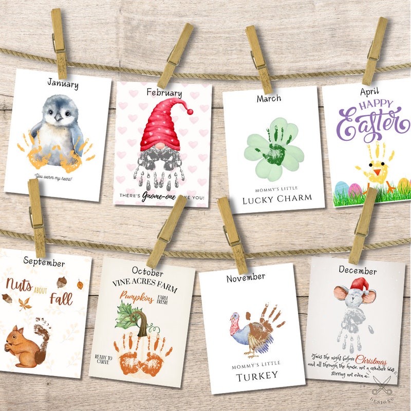 Handprint Keepsake - Etsy