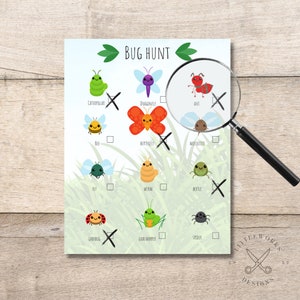 Bug Hunt/ Kids Bug Hunt/ Backyard Games/ Summer Game/ Outdoor Activity ...