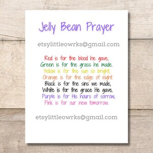 Jelly Bean Prayer Art/ Fingerprint Art/ Easter Painting Activity ...