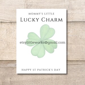 Editable Printable St Patrick's Day Lucky Charm Handprint Art ...