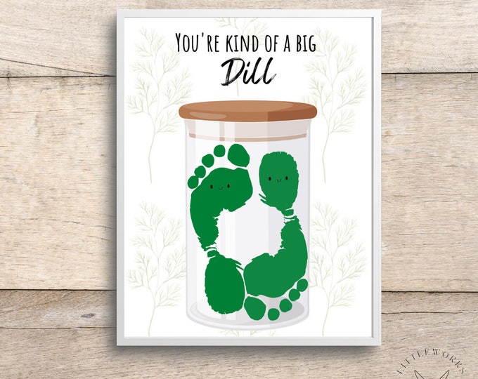 Easter Printable, Spring Printable, Footprint Art, Keepsake Craft for ...