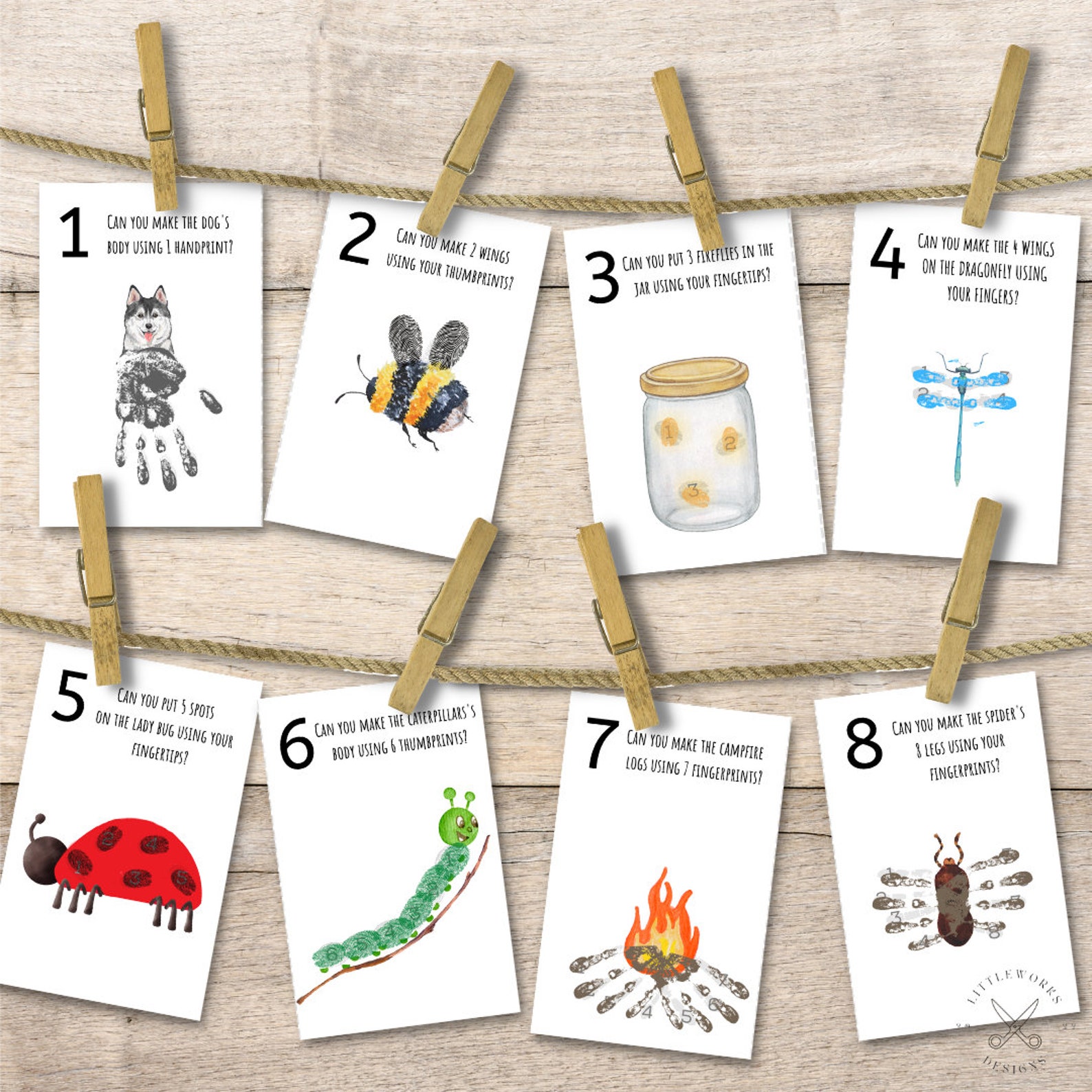 Counting Handprint Art/ DIY Handprint Art/ Classroom Count to 10 Art - Etsy