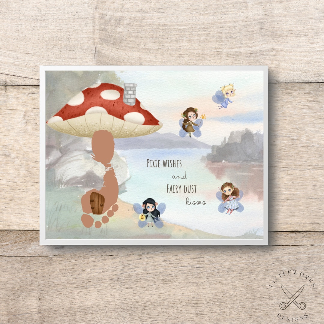 Editable Fairy Wings Craft/ Handprint Art/ DIY Craft/ Footprint Art ...