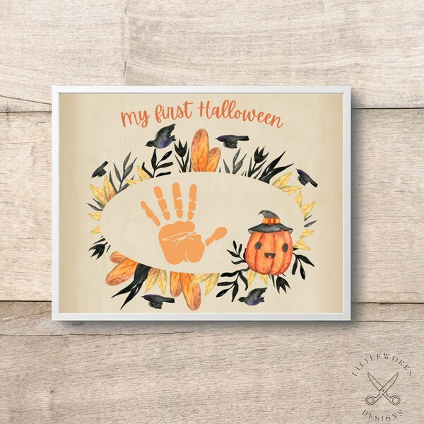 Handprint Halloween - Etsy
