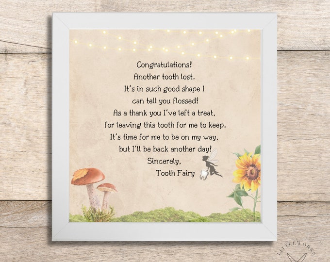 Tooth Fairy Letter & Receipt Printable | Editable Tooth Fairy Kit ...