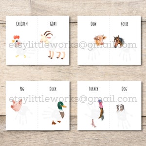 Farm Animal Handprint Art: DIY Classroom Project (digital Download) - Etsy