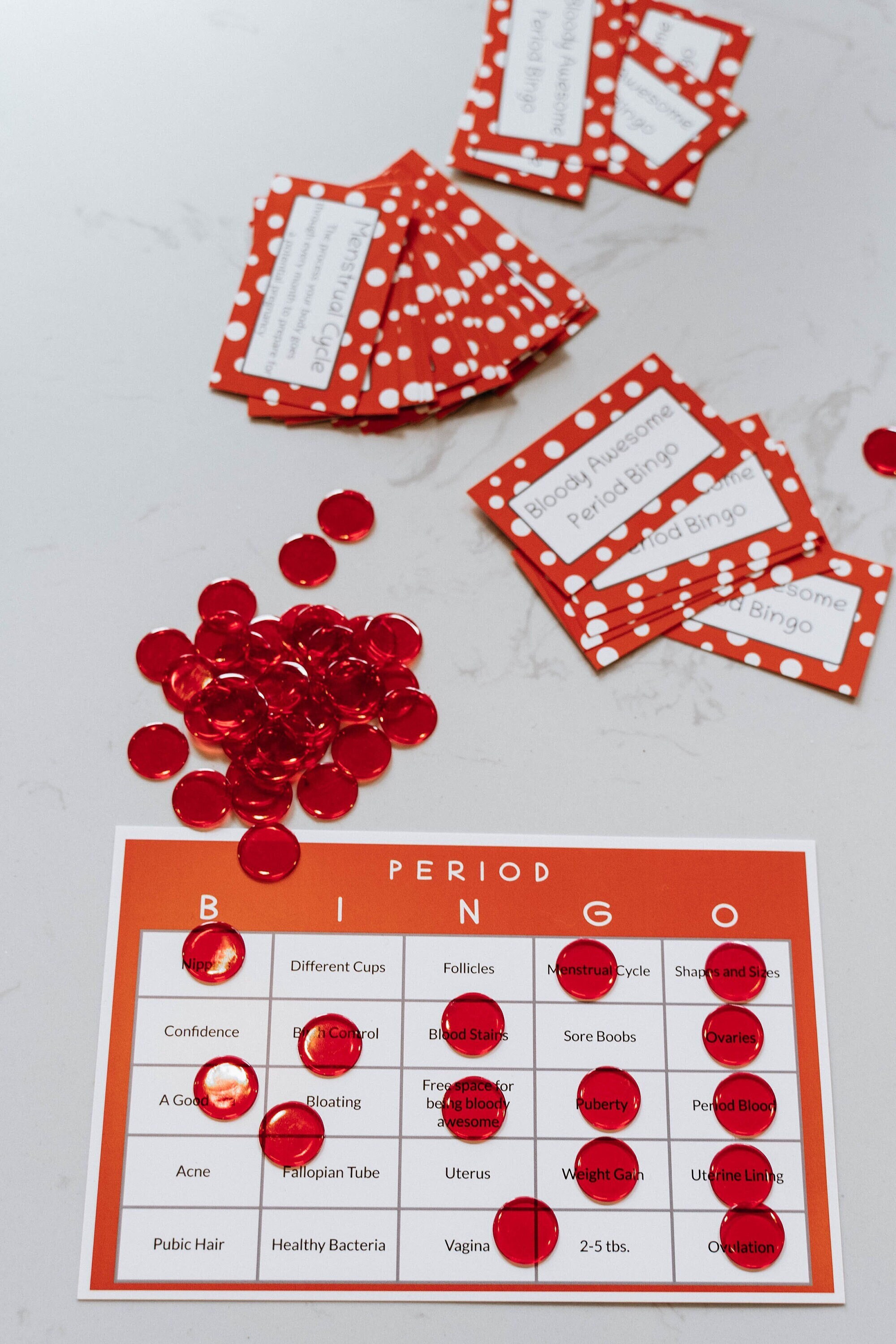Period Party Bingo - Etsy