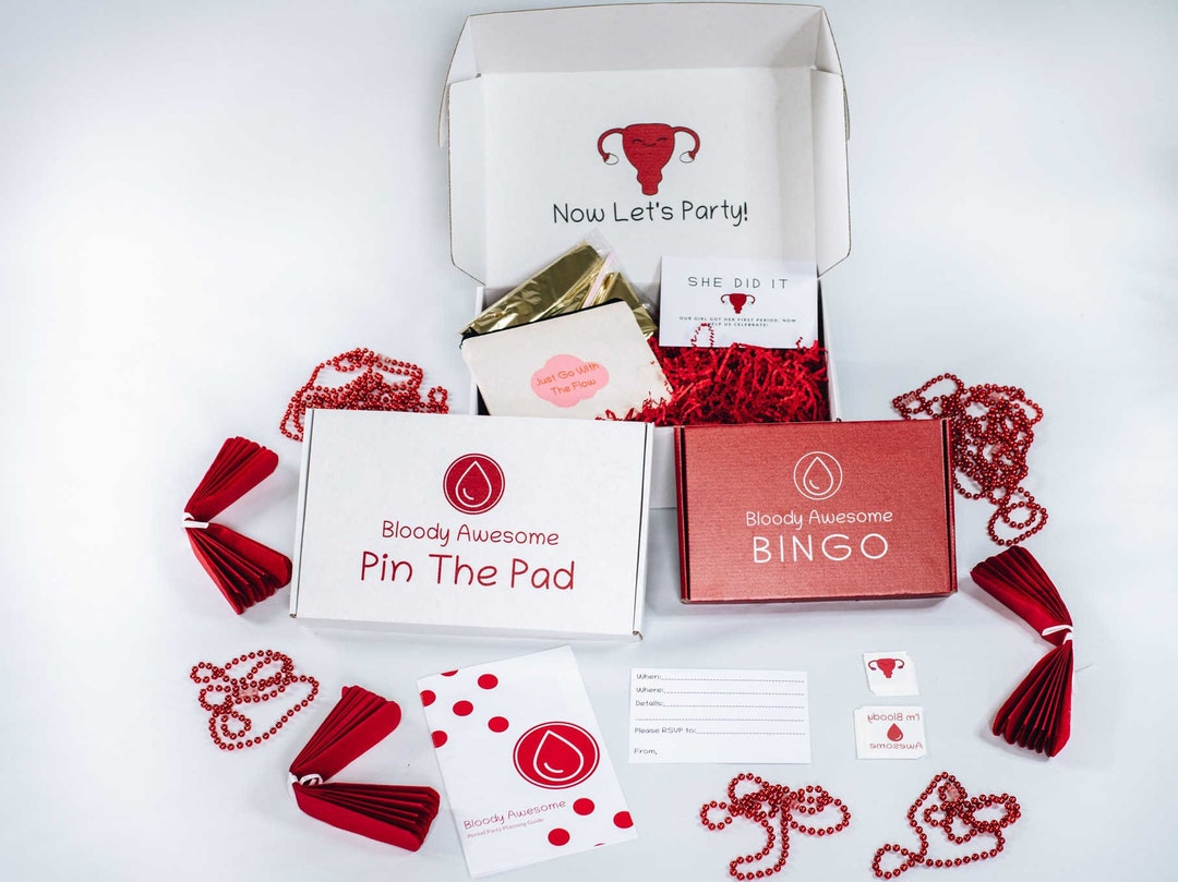 First Period Party - the Bloody Awesome Box - Etsy
