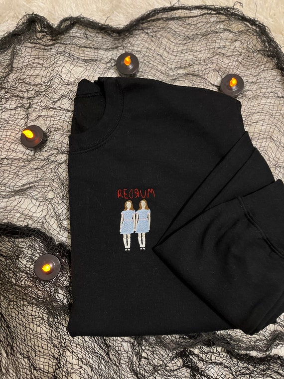 The Shining Twins/redrum/stephen King Embroidered Halloween - Etsy