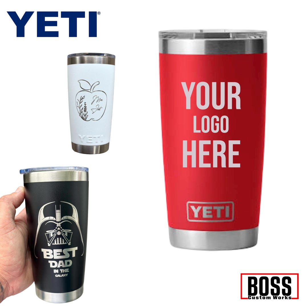 Personalized Engraved 20oz YETI Engraved, Add Your Logo, YETI, Laser ...