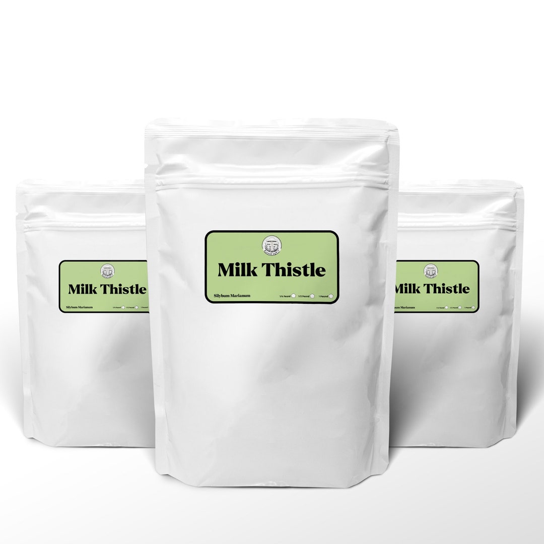 Premium Organic Milk Thistle Powder - Pure Organic Non-gmo - 10x ...