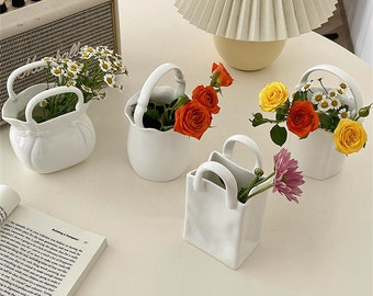 Ceramic Handbag Vase - Etsy
