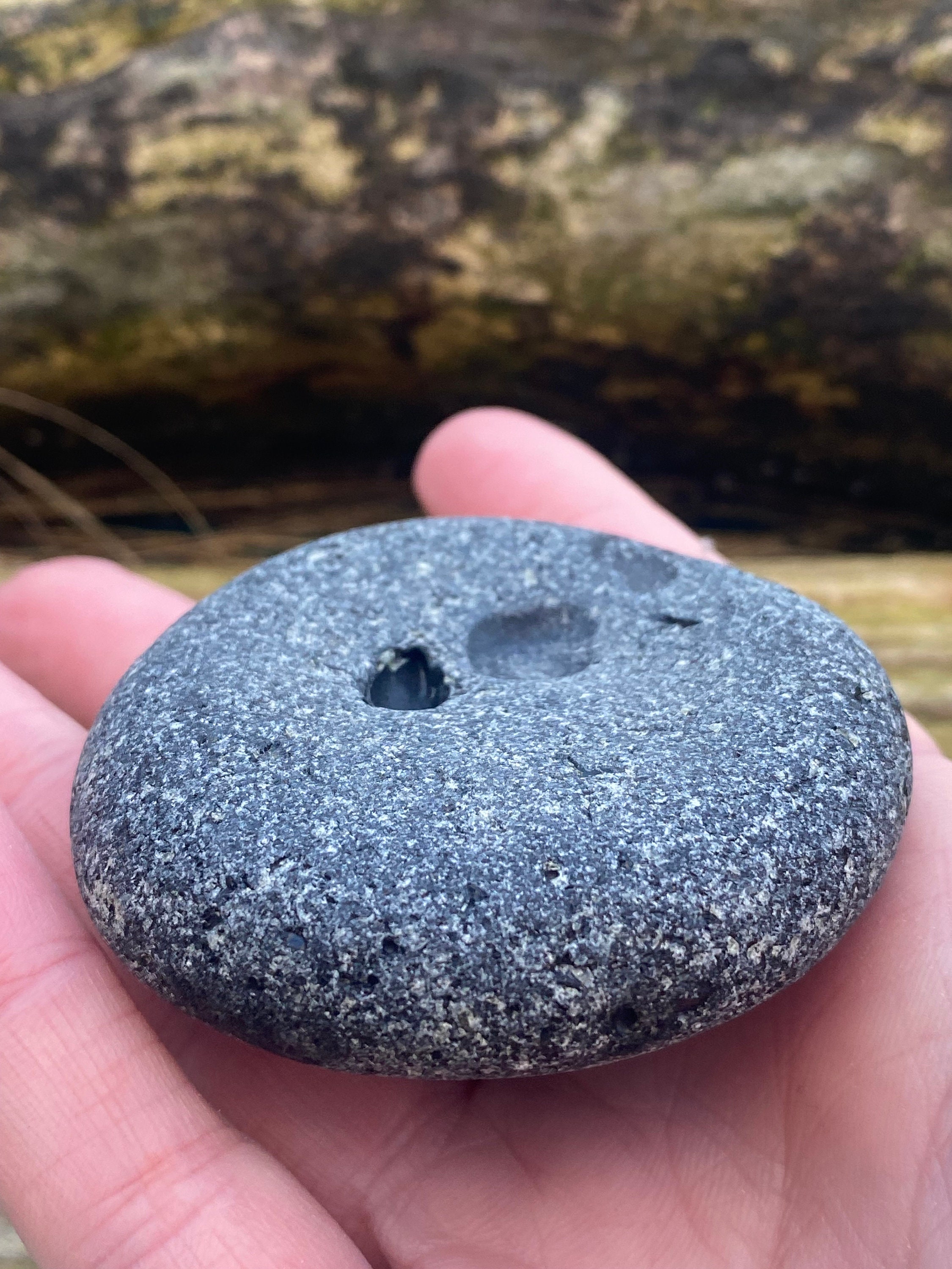 Black Sea Glass Bottle Base / Pirate Glass / Vintage Sea Glass / Rare ...