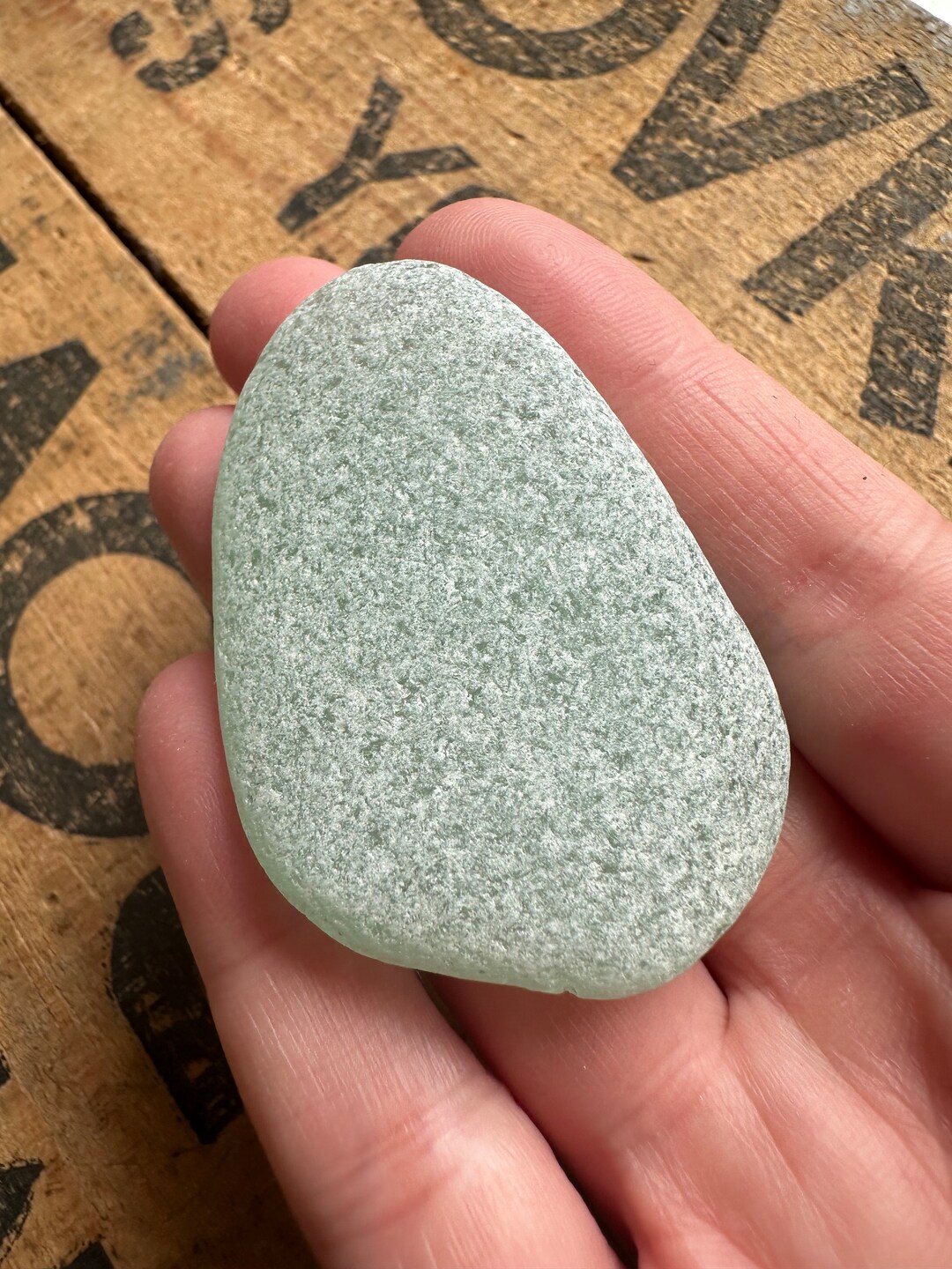 Aqua Frosted Scottish Sea Glass: Collector Display Piece - Etsy