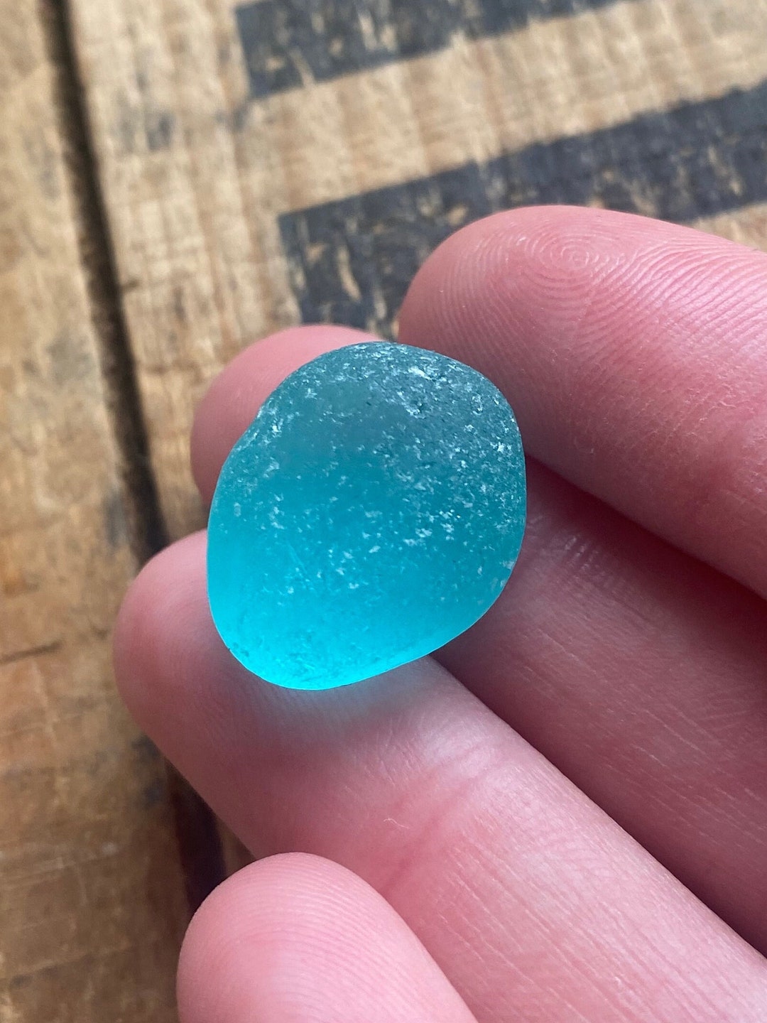 Electric Blue Sea Glass Rare Sea Glass Seaham Beach Glass - Etsy