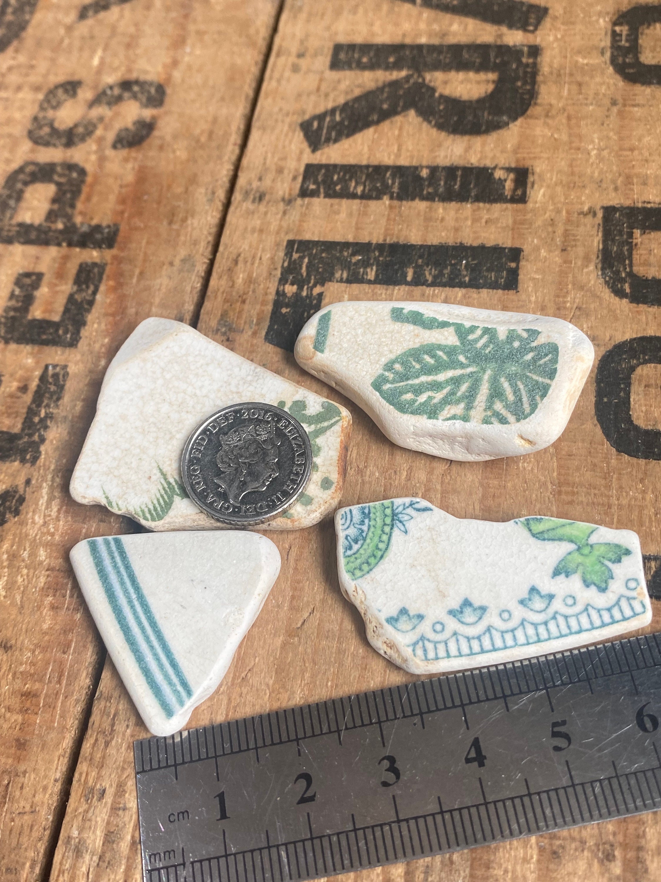 Scottish Sea Pottery Set | Beach Pottery Shards | Surf Tumbled Ceramic ...