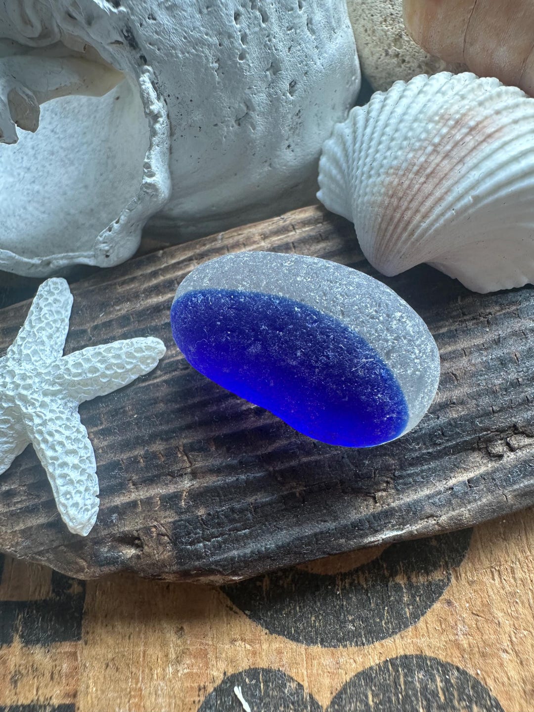 Dark Blue Seaham Sea Glass: Rare Beach Find - Etsy
