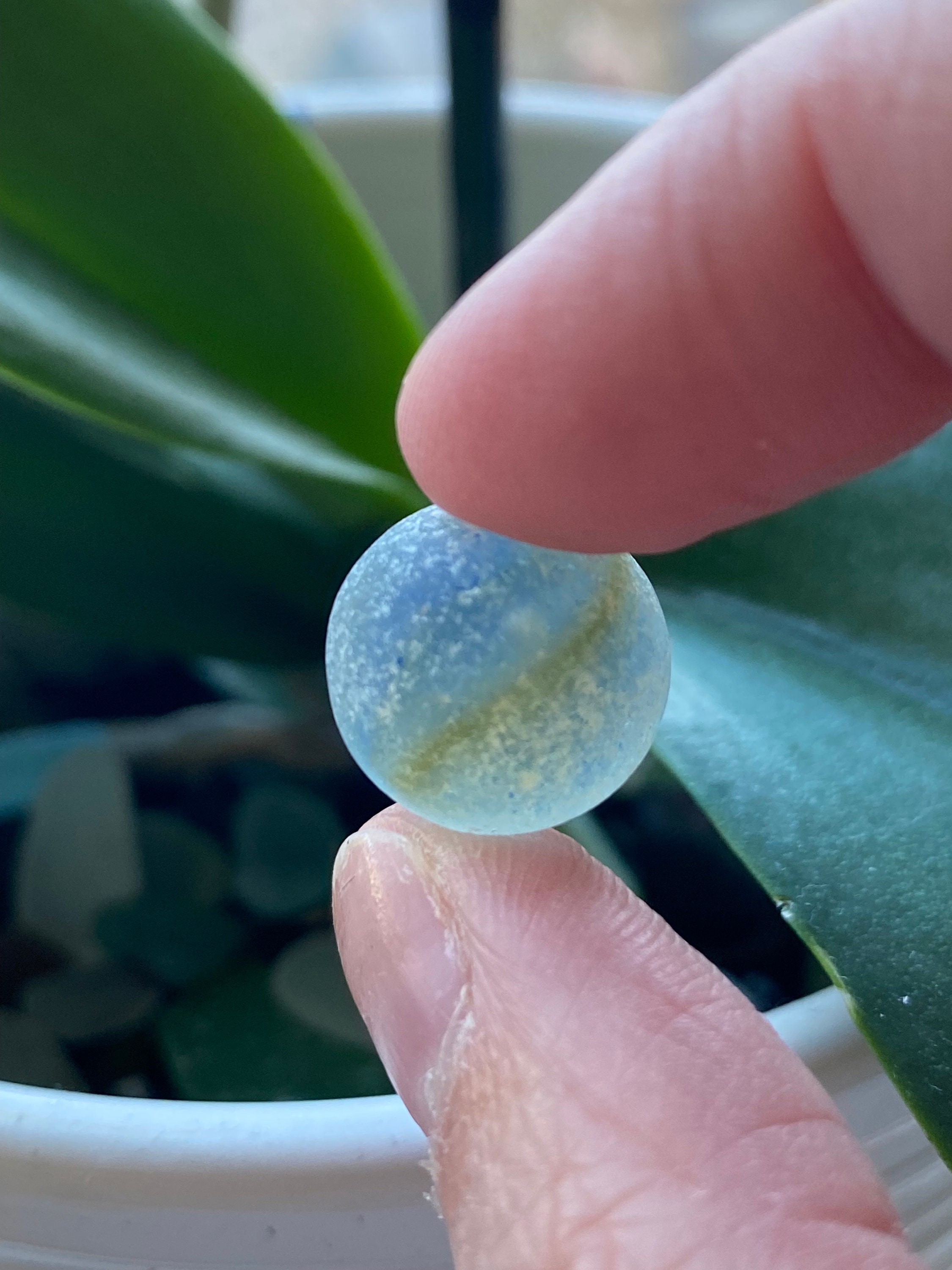 Sea Glass Marble Scottish Beach Find Sea Worn Marbles Beach Marbles ...