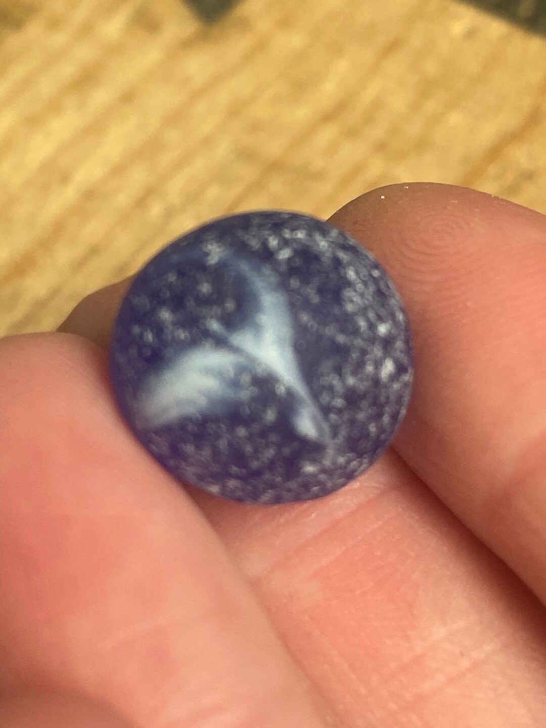 Sea Glass Marble | Cobalt Blue Marble | Scottish Beach Finds | Blue ...