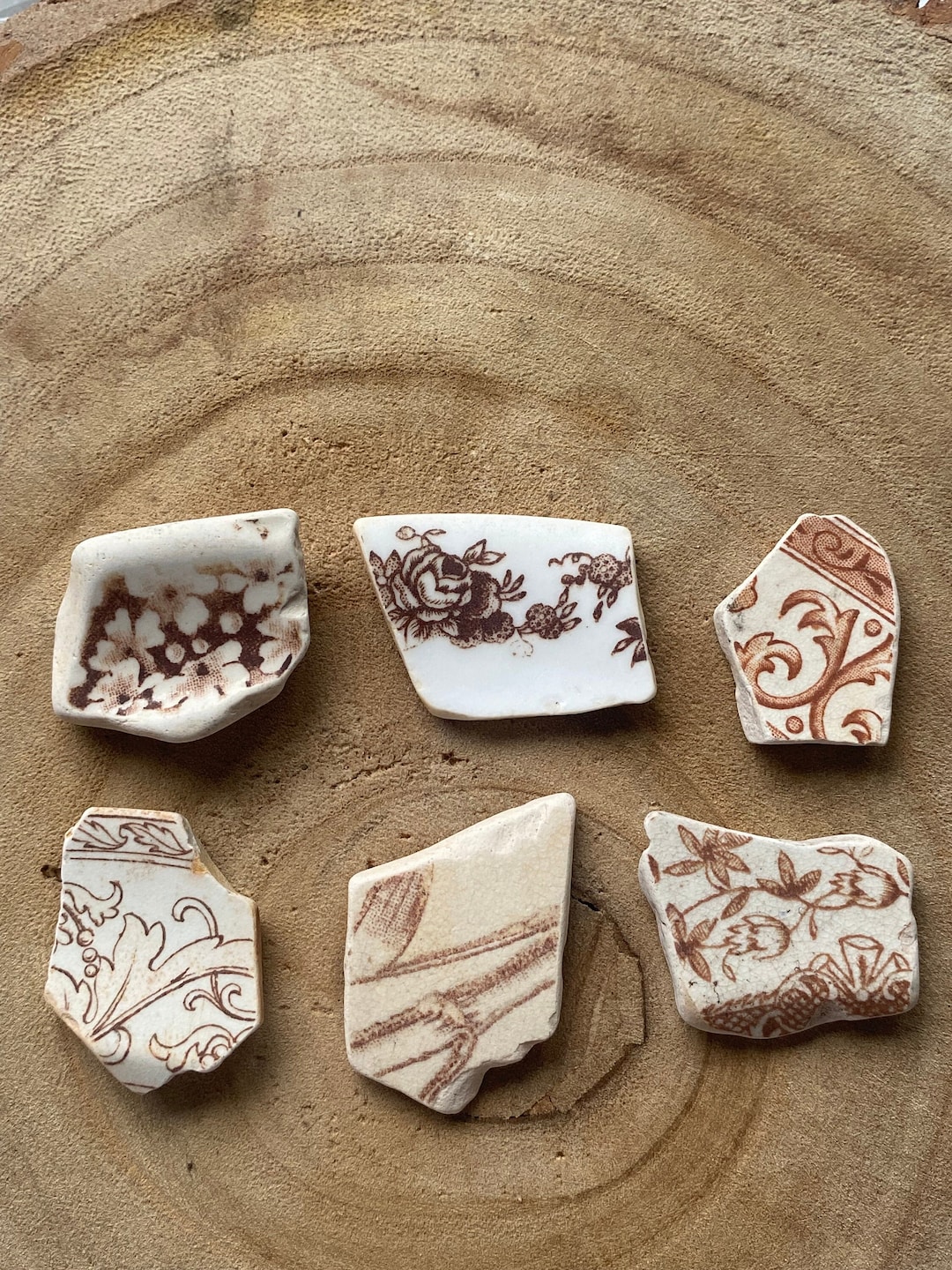 Sea Pottery Set | Scottish Beach Finds | Sea Pottery Shards | Sea ...