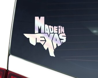 Made in Texas Decal - Etsy