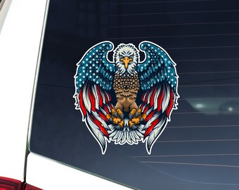 Eagle Car Decal | Etsy