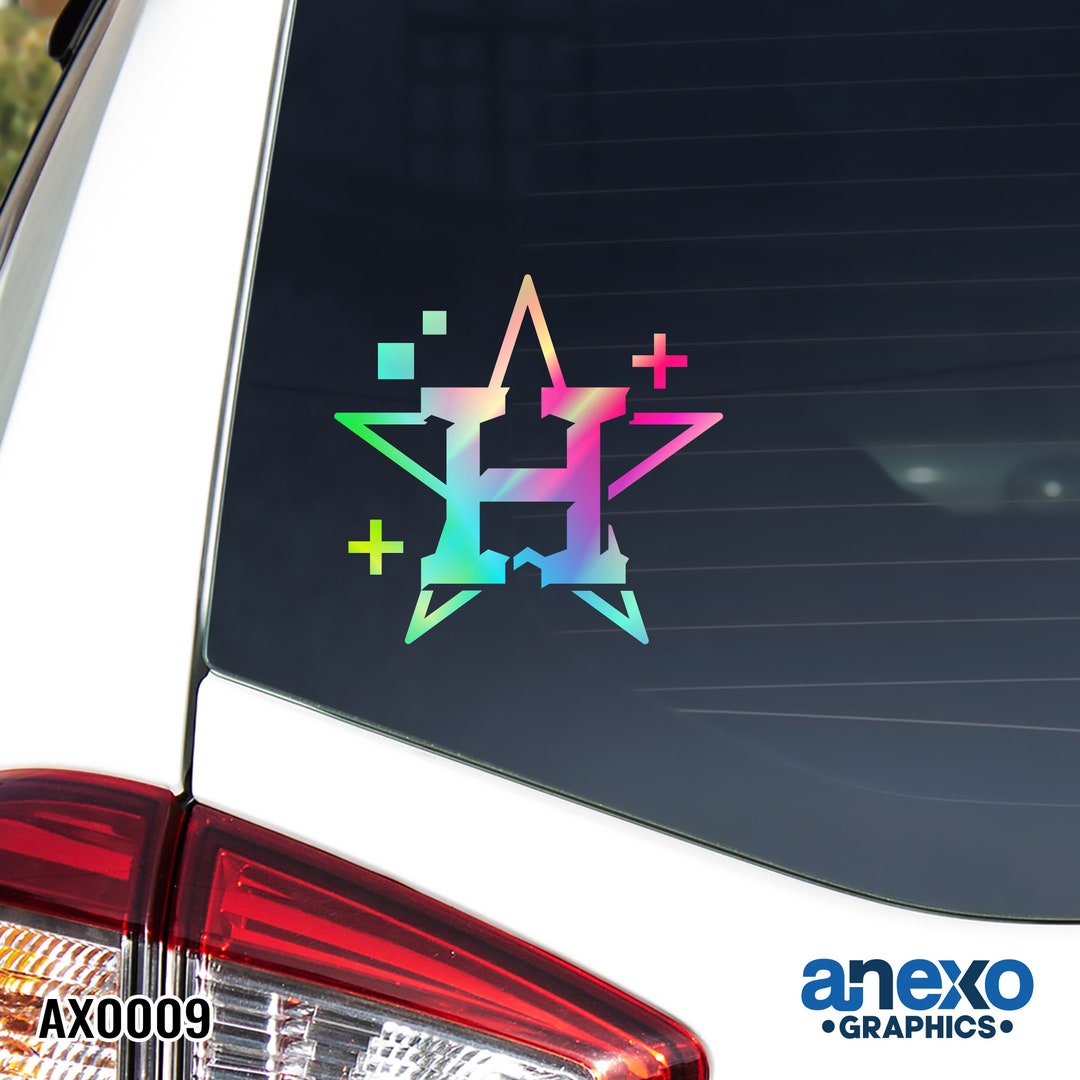 Holographic Rainbow Space City Houston Astros Baseball Car - Etsy