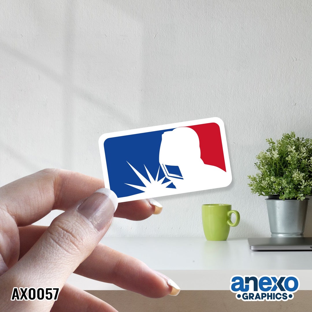 Major League Welding Hood Sticker Welder Decal Waterproof Laminated ...