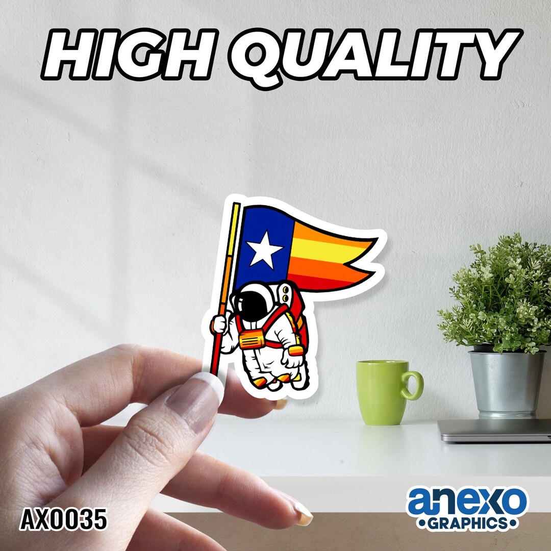 Houston Astronaut Astros Sticker Decal Vinyl Laminated - Etsy