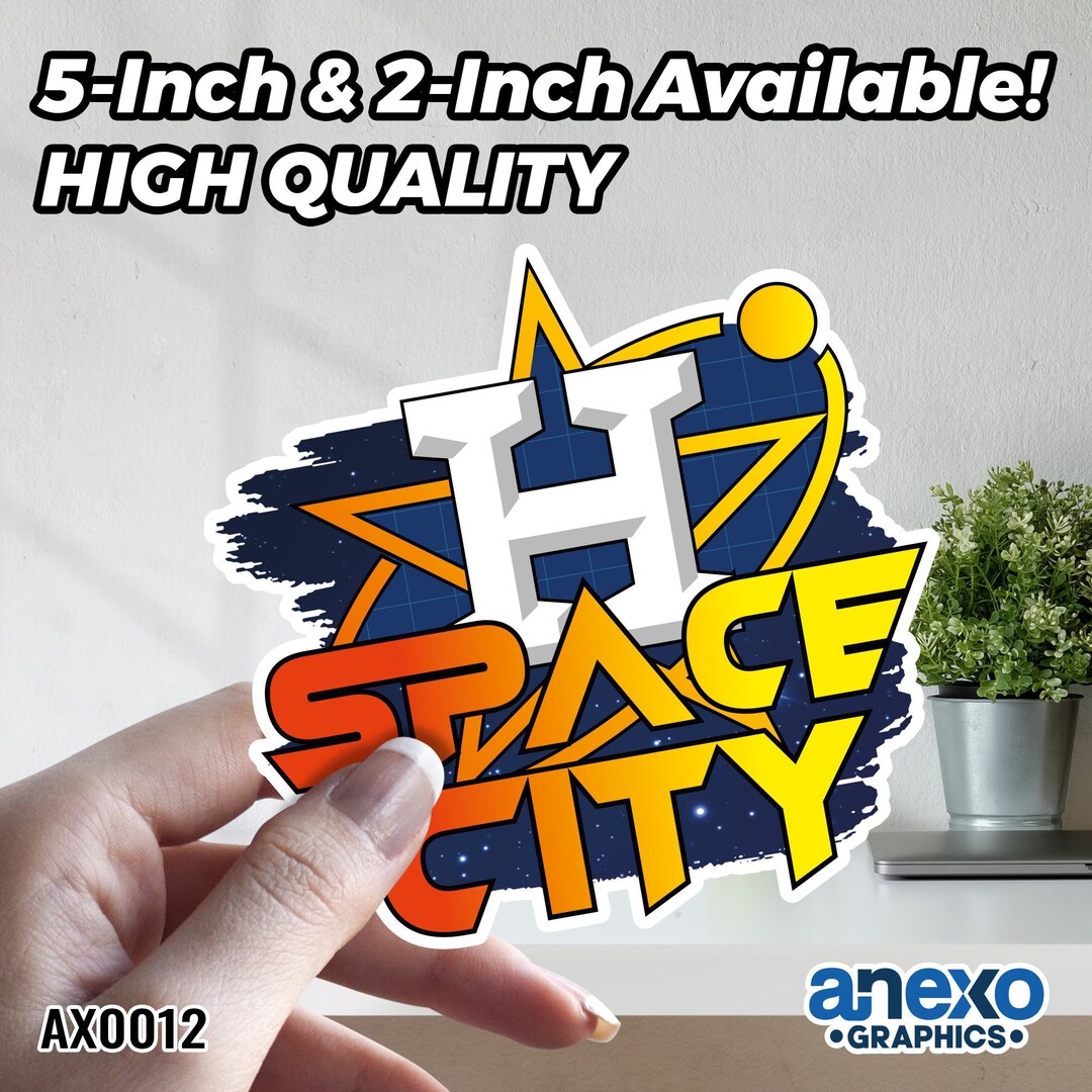 Houston Astros Vinyl Sticker Waterproof - Etsy