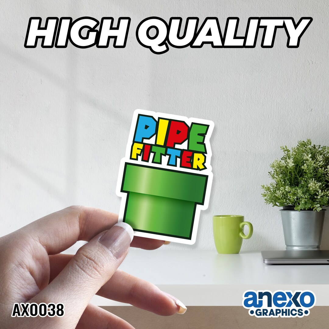 Pipefitter Steamfitter Sticker Decal Waterproof 2 X 2.5 Inch - Etsy