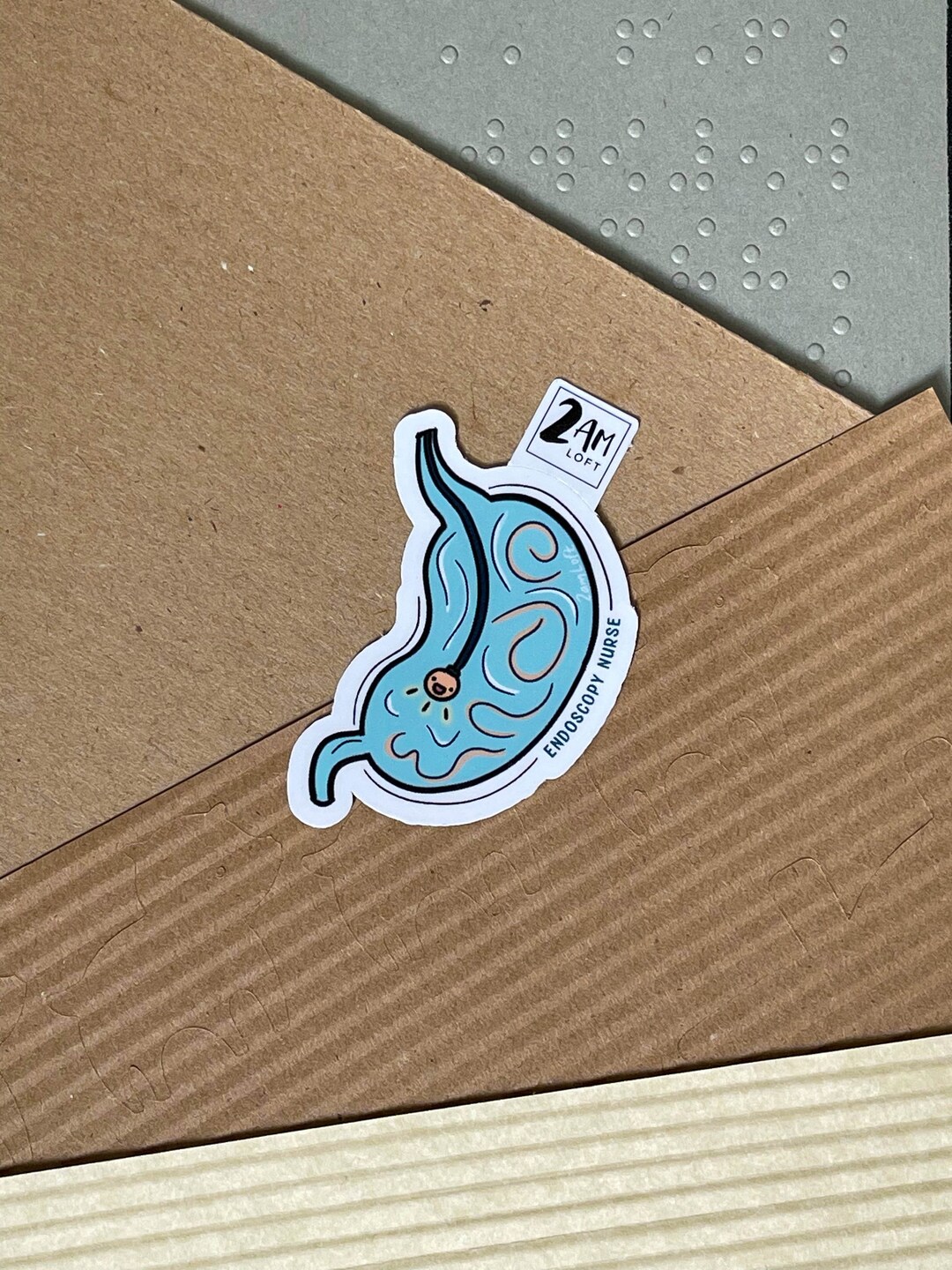 Endoscopy Nurse Laptop, Water Bottle Sticker, Medical Stickers ...