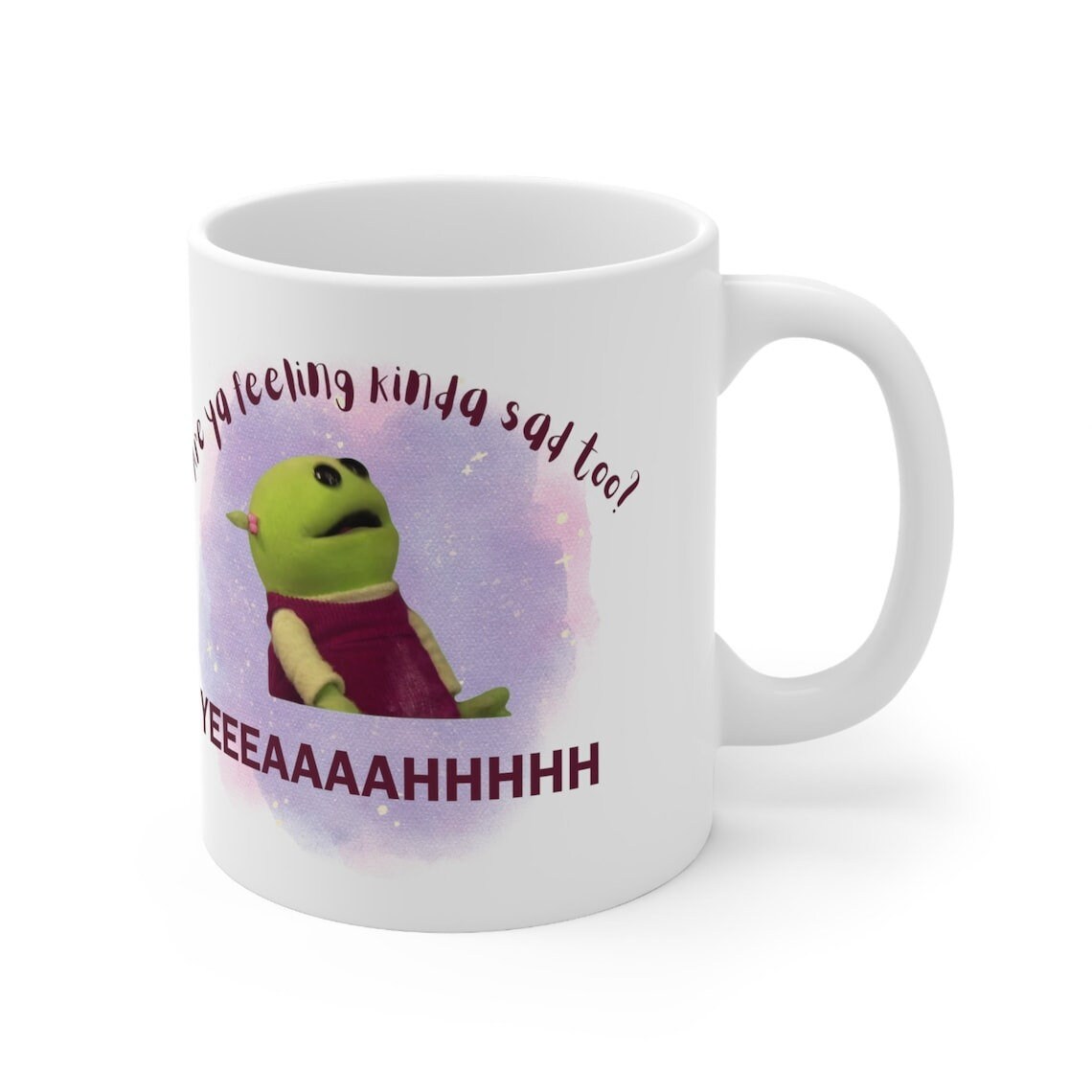 Are You Feeling Mad, Nanalan Meme, Nanalan Peepo Fun Mug, Cute Meme Mug ...