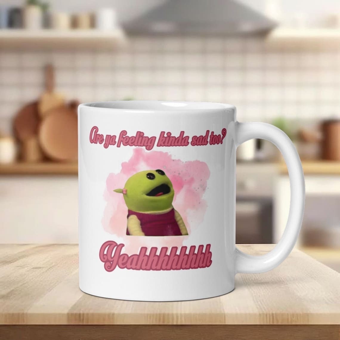 Are You Feeling Mad, Nanalan Meme, Nanalan Peepo Fun Mug, Cute Meme Mug ...